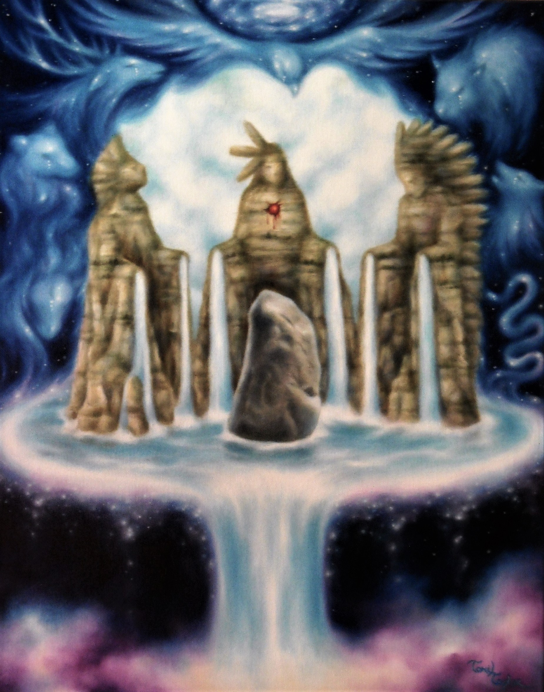 Ancestral Spirits of Standing Rock ~ 16×20 Original oil Reg $800 *Sale ...